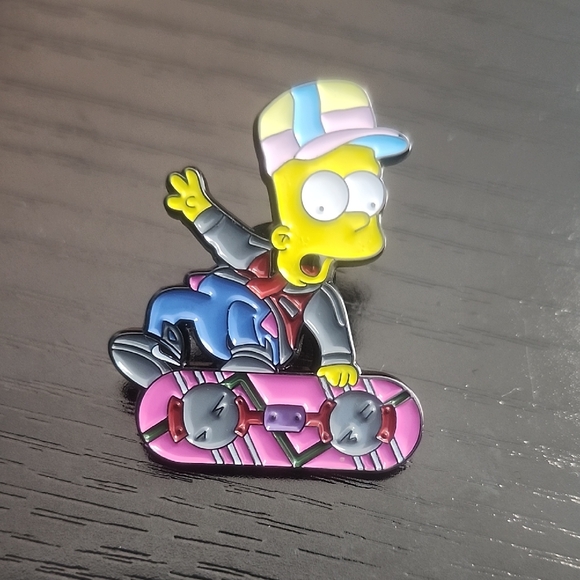 None | Jewelry | Back To The Future X The Simpsons Bart As Marty Mcfly ...